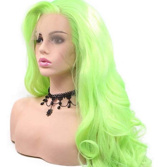 Hair | 24 Neon Green Lace Front Wigs | Poshmark